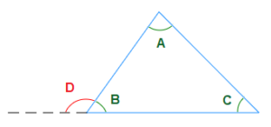 Angles and Triangles, Exterior Angle Theorem - LearnerMath.com