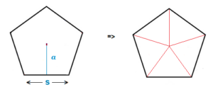 Pentagon Area from Side Length - LearnerMath.com